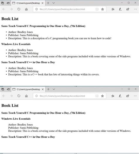 How To Create A Collapsible List Of Items In Html With Javascript Html Goodies
