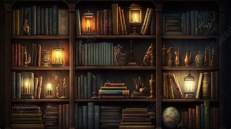 Education Bookshelf Light Powerpoint Background For Free Download