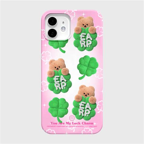 럭키 클로버 코비 핑크하드 Lucky Clover Covy Pinkhard Case 어프어프