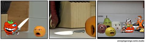 Annoying Orange Hey Apple Knife