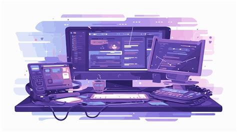 Professional Programmers Developing Crossplatform Software Premium Ai Generated Vector