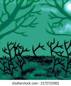 K Full Moon Night Tree Ultra Stock Illustration Shutterstock