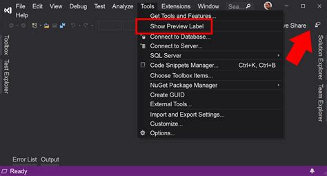 Show Hide Preview Label Visual Studio Marketplace