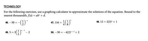 Solved TECHNOLOGY For The Following Exercises Use A Chegg