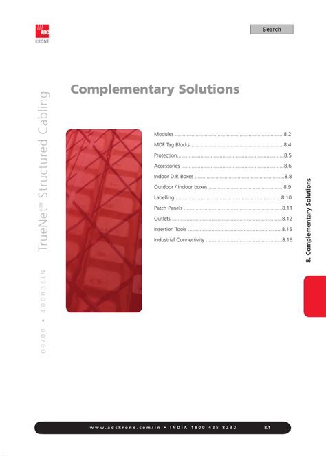 Pdf Complementary Solutions Structured Cabling Dokumen Tips