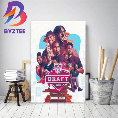 2023 Nfl Draft Official Poster Decor Poster Canvas Byztee