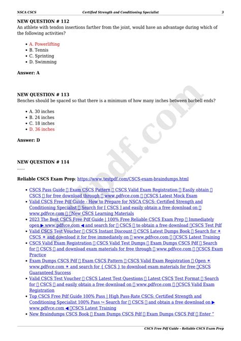 PPT CSCS Free Pdf Guide Reliable CSCS Exam Prep PowerPoint Presentation ID 12248897