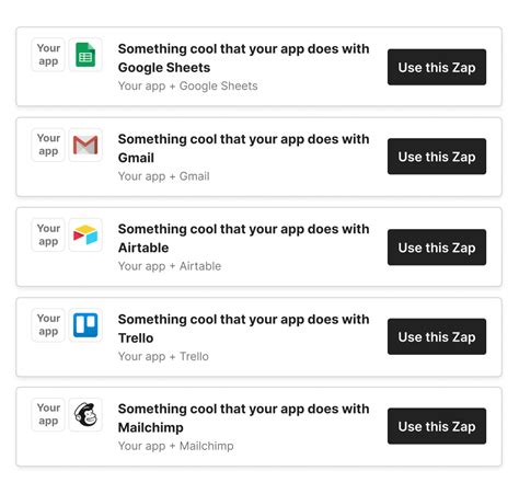 Zap Templates Element Zapier