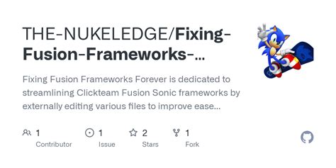 Github The Nukeledgefixing Fusion Frameworks Forever Fixing Fusion Frameworks Forever Is
