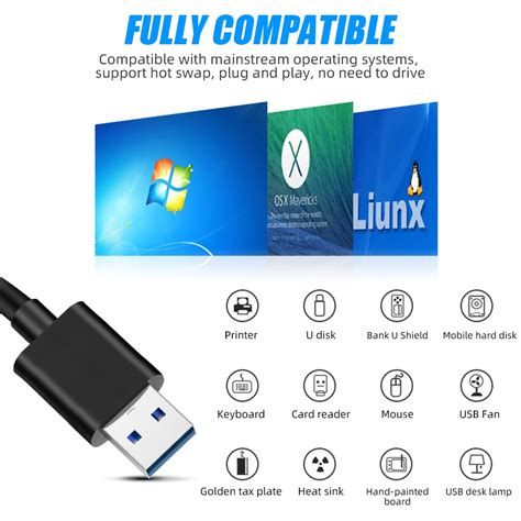 Adaptador De Puertos Usb Para Ordenador Port Til Grandado