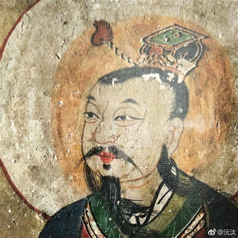 阎王表情包 图1到4是莫高窟壁画里的，清中期。感觉有点呆萌莫高窟壁画阎王表情包新浪新闻