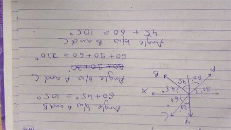 Vectors A B And C Are Shown In The Figure Find The Angle Between A And B Kii A And C
