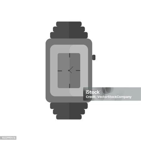 손목 시계 아이콘 벡터 기호와 기호 흰색 배경 손목 시계 로고 개념에 고립 기어 기계 부분에 대한 스톡 벡터 아트 및 기타 이미지 기어 기계 부분 디자인 로고