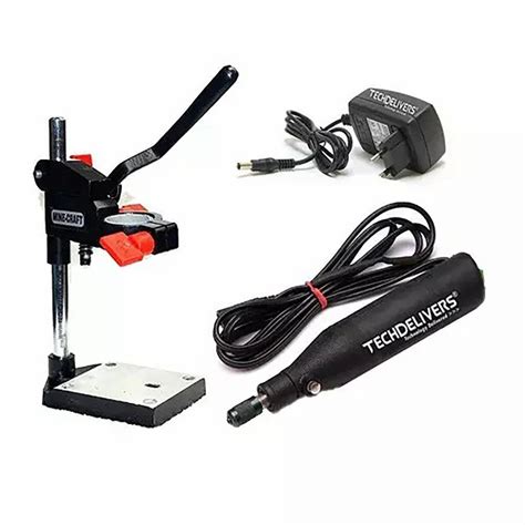 Techdelivers Pcb Micro Mini Pcb Drill Machine Collete Rotary Tool Mb130