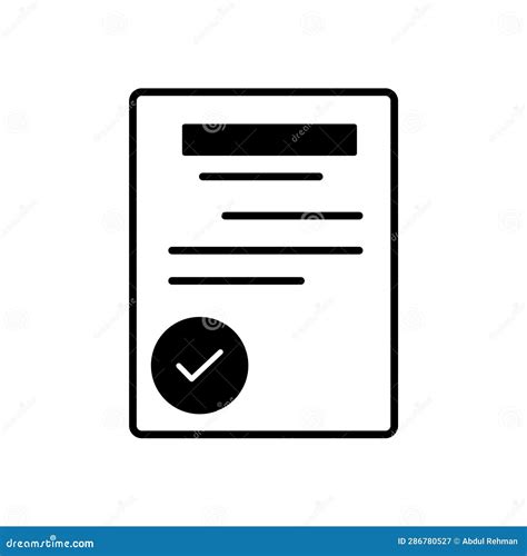 document vector icon which can easily modify or edit stock vector