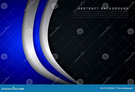 Vector Background Of Overlapping Curves With Space For Text Design Stock Vector Illustration