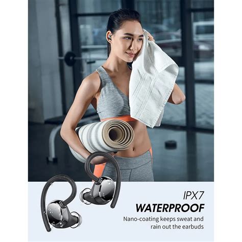 Topvia® безжични Bluetooth аудио слушалки Bluetooth 5 3 Androidandios съвместими Ipx7