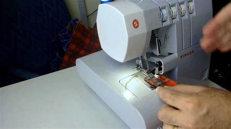 Serging Overlocking Thick Fleece Fabric Tip Youtube