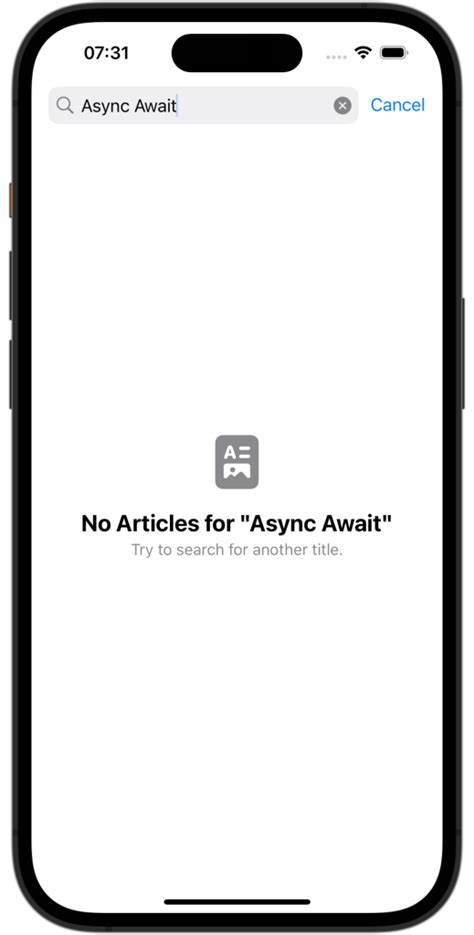 contentunavailableview handling empty states in swiftui