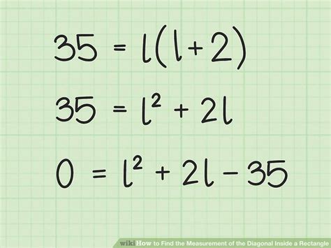 Ways To Find The Measurement Of The Diagonal Inside A Rectangle