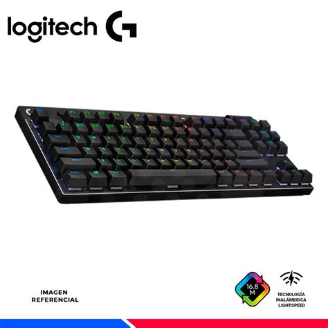 Teclado Mecanico Logitech Pro X Tkl Lightspeed Black