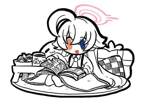 ホシノ ブルーアーカイブ くつろぎホシノおじ こくもすのイラスト