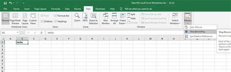 Macros In Excel With Vba Code Examples