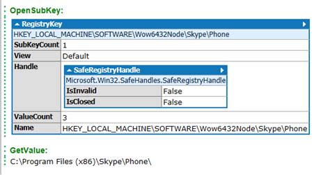 C RegistryKey GetValue Returns Null Stack Overflow