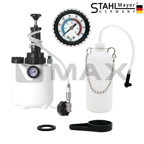 Пневматична система за смяна на спирачна течност 3 1л Stahlmayer 55747 Vmax Bg