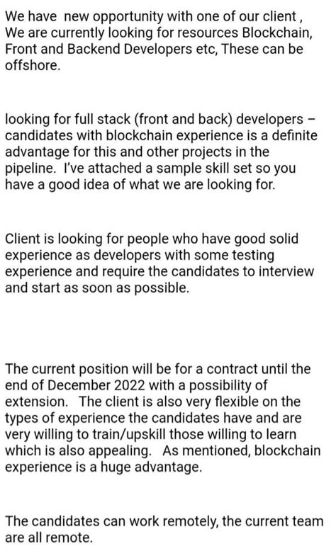 Hiring Blockchain Developer Rajasekhar G