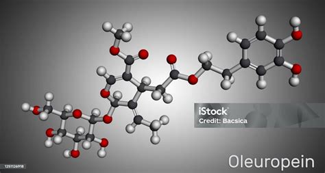 올레미신 카테콜 글리코사이드 분자 그것은 식물 대사 산물 항 염증 항신플라스틱 항 고혈압제역할을 합니다 분자 모델 분자에 대한 스톡 벡터 아트 및 기타 이미지 Istock