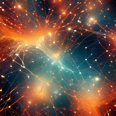 Abstract Digital Background Of Neural Networks Stock Image Image Of Technology Intelligence