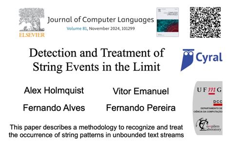 Compilers Lab On Linkedin The Paper Detection And Treatment Of String Events In The Limit By