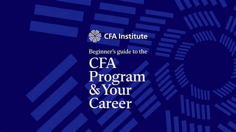Beginners Guide To The Cfa Program And Your Career Youtube