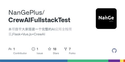 Github Nangeplus Crewaifullstacktest Ai Flask Vue Js Crewai