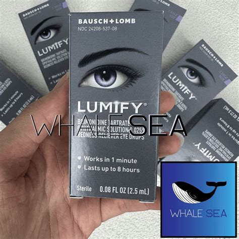 Lumify Redness Reliever Eye Drops By Baush And Lomb 2 5ml Shopee Malaysia