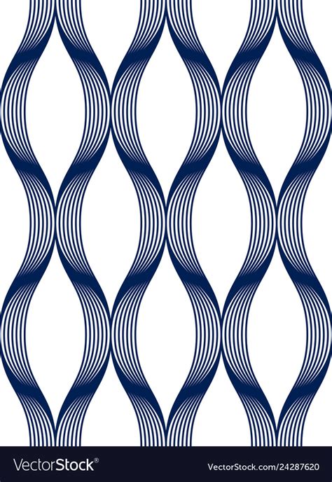 Geometric Seamless Pattern Abstract Tiling Vector Image