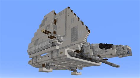 Imperial Lambda Class Shuttle Modell 2 1 Scale Landed R Minecraftbuilds