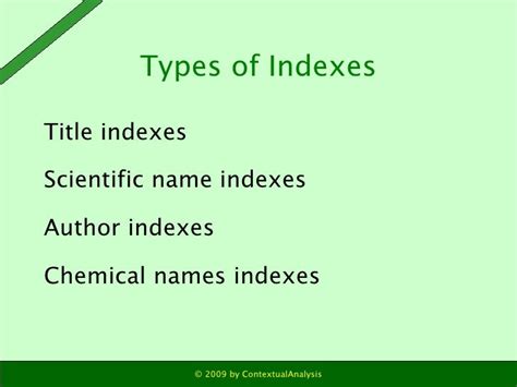 Last But Not Least Managing The Indexing Process