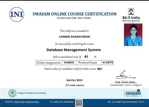 Dbms Nptel Databasemanagement Sql Backenddevelopment Continuouslearning