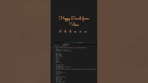 Happy Diwali Using Only Html And Css 😍💕 Funny Shorts Enjoy Diwali