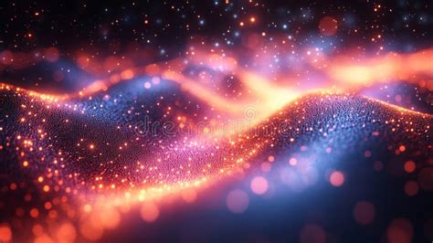 Visual Representation Of Encrypted Data Flowing As Vibrant Streams Of Light In A Digital