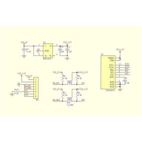 Gy 45 Mma8451 Module Digital Triaxial Accelerometer Module Precision Inclination Module