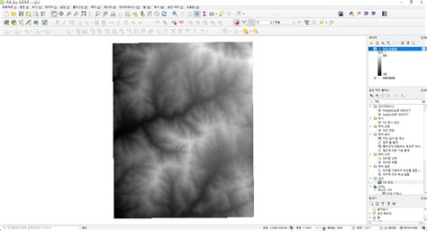 qgis 수치지형도 1 5000 를 이용해 dem 만들기 tin 보간 게으른 나무