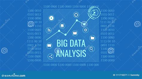 Big Data Analysis Information Technology Research Statistic Visualization Number Concept