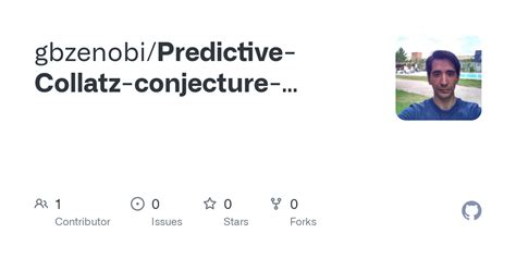 Github Gbzenobi Predictive Collatz Conjecture Using Classification And Regressive Translation