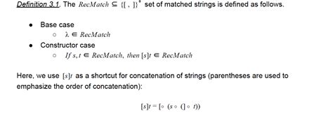 Problem 718 Let Recmatch Be The Set Of Strings Of