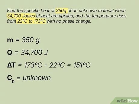 40 Calculate The Specific Heat CasandraAmia