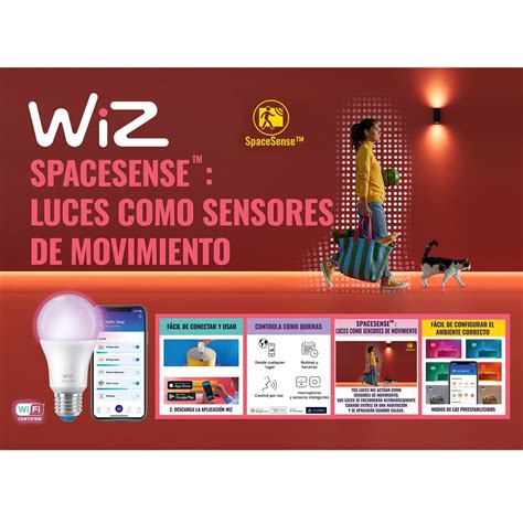 Plafón Led Wiz 17 W 4000 K Spacesense · Philips · El Corte Inglés
