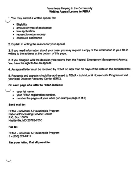 Fema Appeal Letter Template Apps Hellopretty Co Za